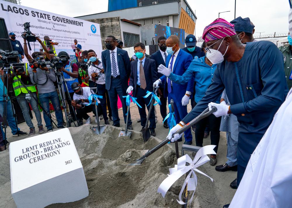 Lagos flags-off first phase of Red Line Rail Project